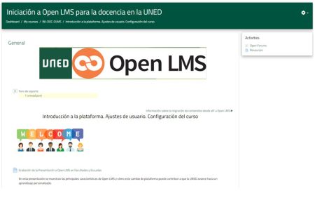 Nueva plataforma educativa virtual de la UNED