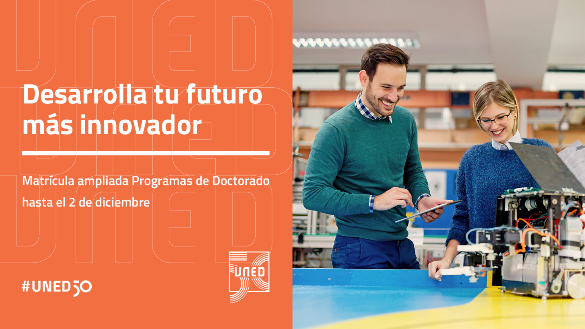 Plazo de Matrícula ampliado para estudios de Doctorado en la UNED